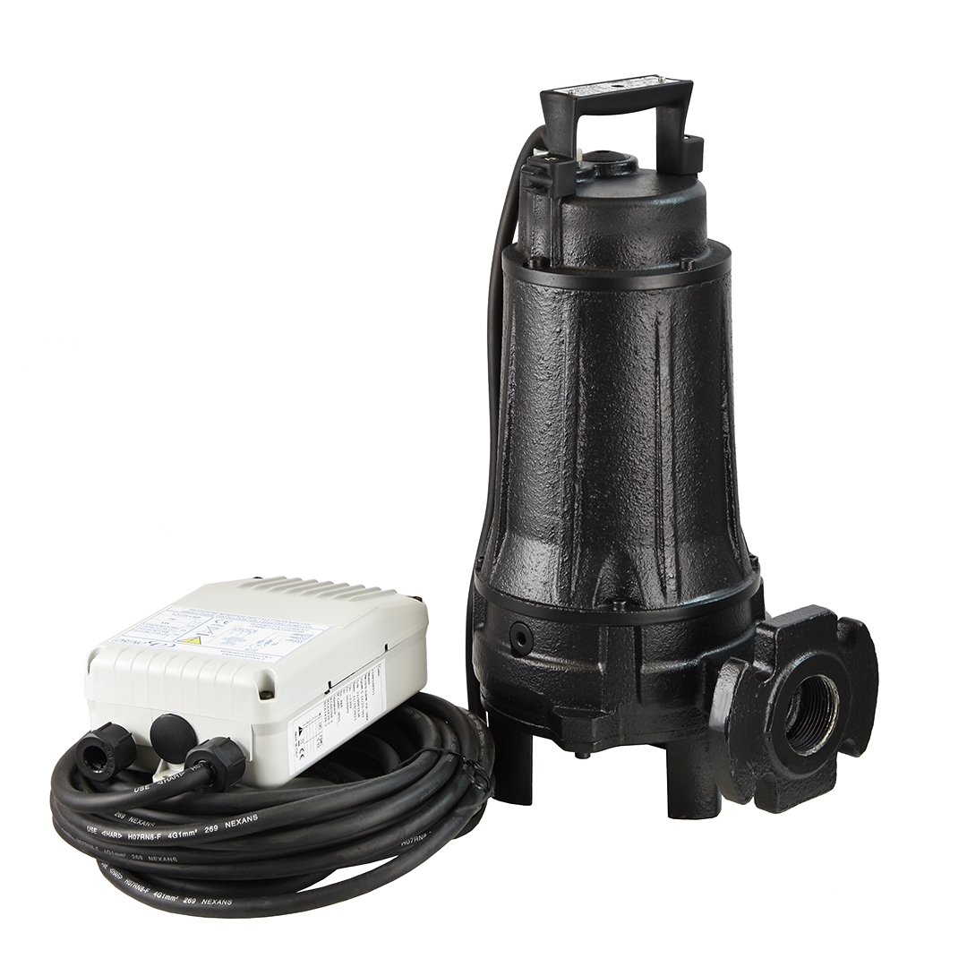 Grix 32-2/110 m (1.1 kW, 230 V) submersible pump with a shredder equip