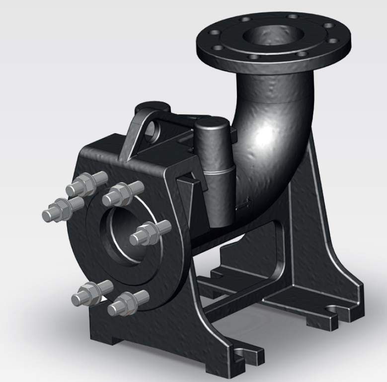 B7 low coupling foot - DN150 PN16